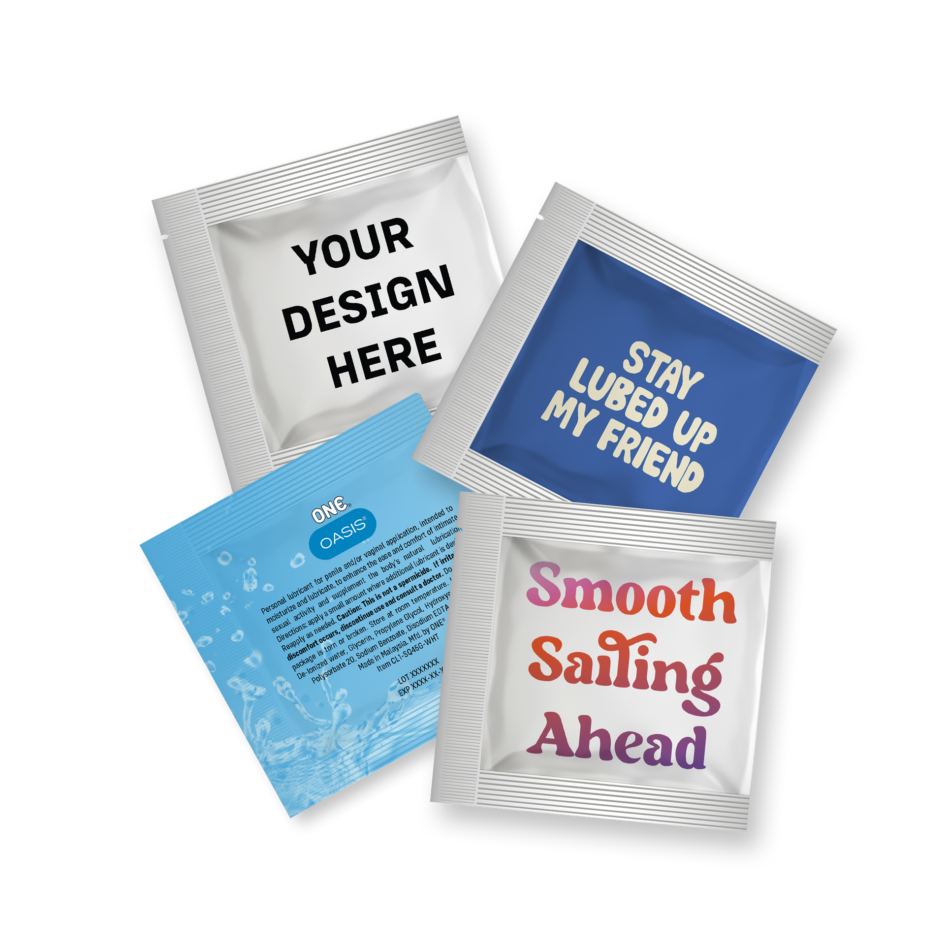 Custom Water-Based Lubricant Packet – Custom Condoms®