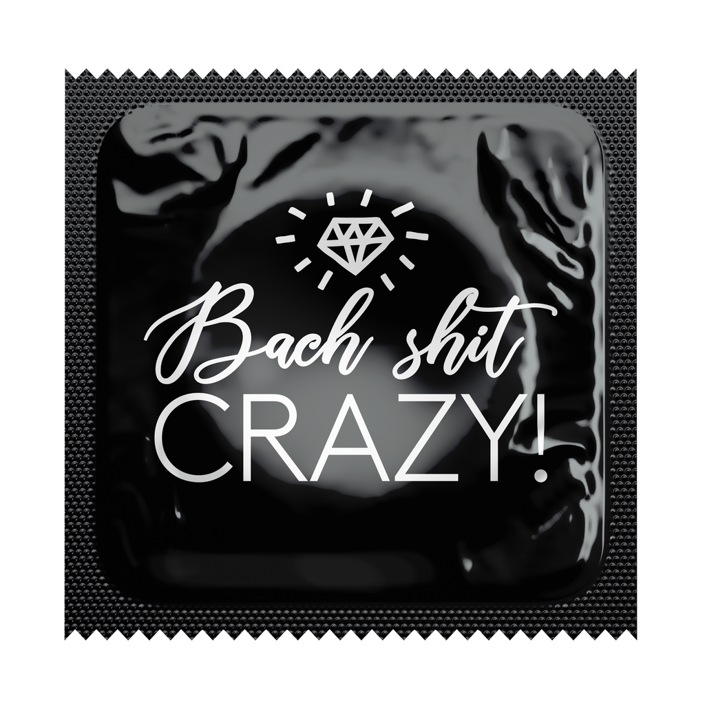 Bach Shit Crazy Bachelorette Party Gifts - Custom Condoms – Custom Condoms®